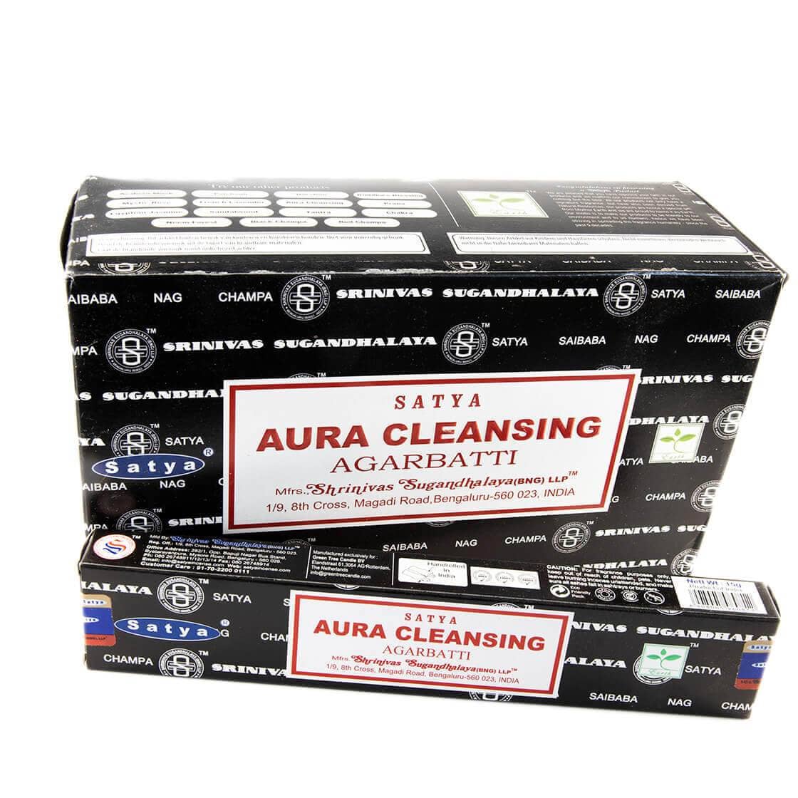 Røgelse Satya Aura Cleansing - Køb Nu! – Fatima.Dk